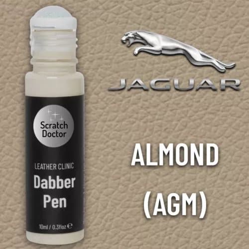 Leather Paint Dabber for JAGUAR ALMOND AGM Repair scratches and scuffs ...