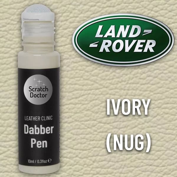 Leather Paint Dabber for LAND ROVER IVORY NUG. Repair scratches ...