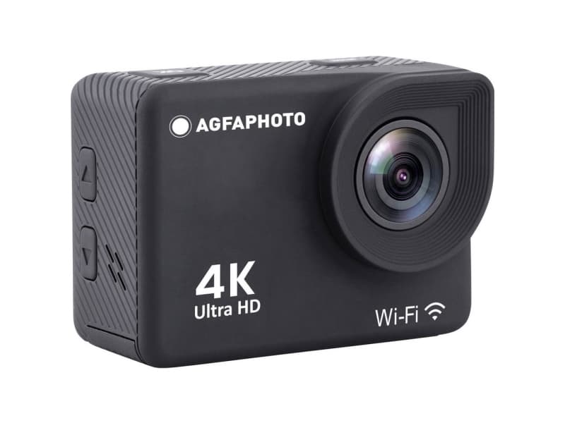 AgfaPhoto Action Cam 4K vanntett WiFi Slow Motion/Time Lapse (AC9000BK ...