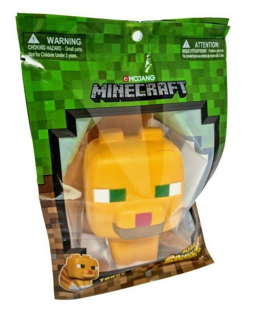 Official Minecraft Mega Squishme Squishy Stress Toy Tabby 14 cm | CDON
