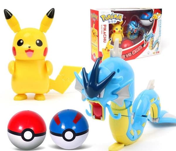 Pokemon leksaker set pokemon figurer Pikachu Action Figur Spel Poke ...