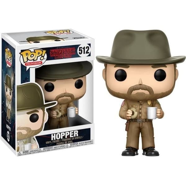 Figur - Funko - Hopper - Stranger Things - Vinyl - 9 cm - Hög kvalitet ...