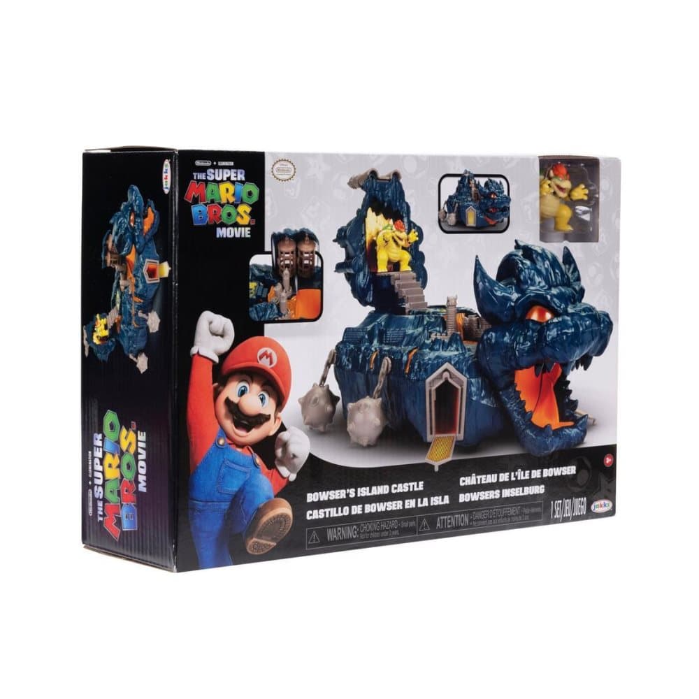 Super Mario Movie Mini Bowsers Island Castle Deluxe Playset | CDON