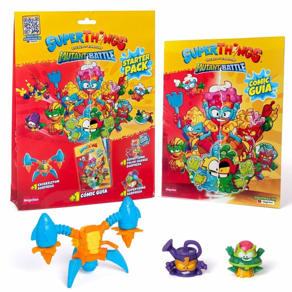 Action Figurer SuperThings Mutant Battle- Starterpack- Comic 4 Dele ...