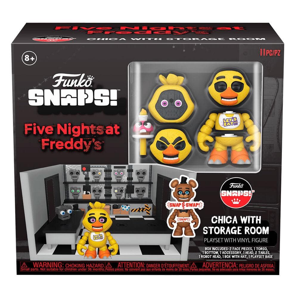 Snaps! playset figure Five Nights at Freddys Chica with Storage Room | CDON