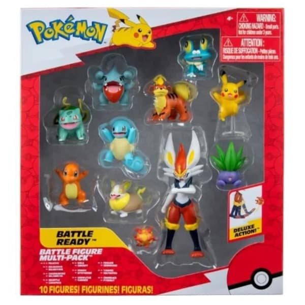POKEMON FIGURLEKSAK 10-PACK - POKEMON FIGURINE 5-11 CM - CINDERACE | CDON
