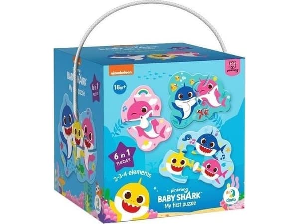 Pussel 2-3-4el Shark | CDON