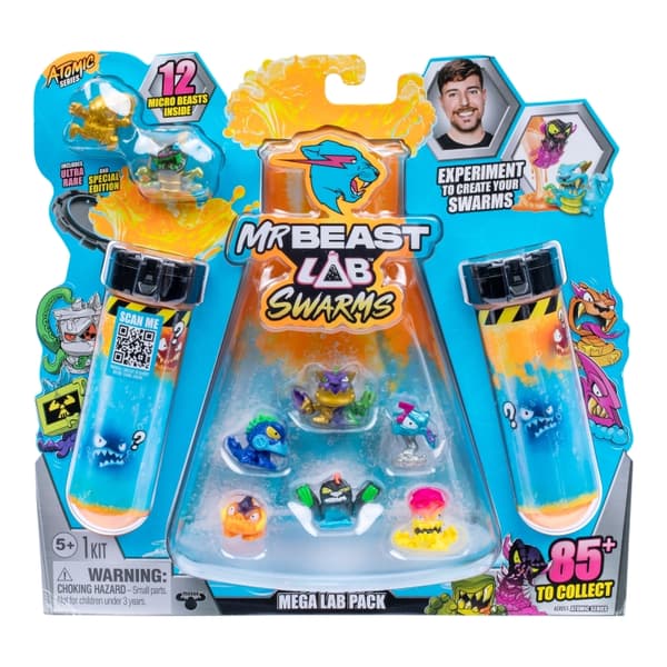 MR. BEAST LAB MrBeast Lab Swarms Mega Lab 12-pack. Serie 2 - (20389) | CDON