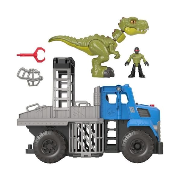 Fisher Price - Imaginext Jurassic World - The Capture Truck - Action ...