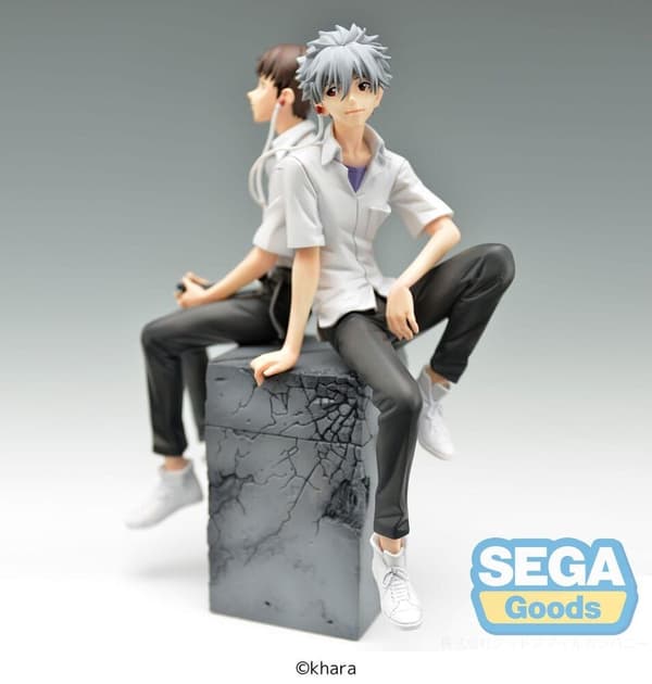 Rebuild of Evangelion Kaworu Version Shinji & Kaworu Luminasta figure ...