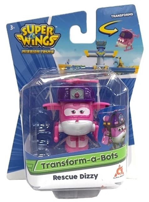 Super Wings robottransform Dizzy Rescue 5 cm | CDON
