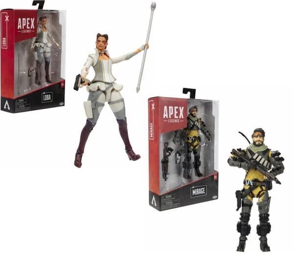 Apex Legends MIRAGE & LOBA Action Figures Two Figure Bundle | CDON