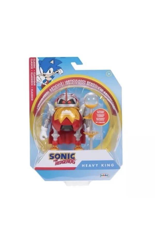 Sonic The Hedgehog Classic 4" Heavy King Articulated Figure With ...