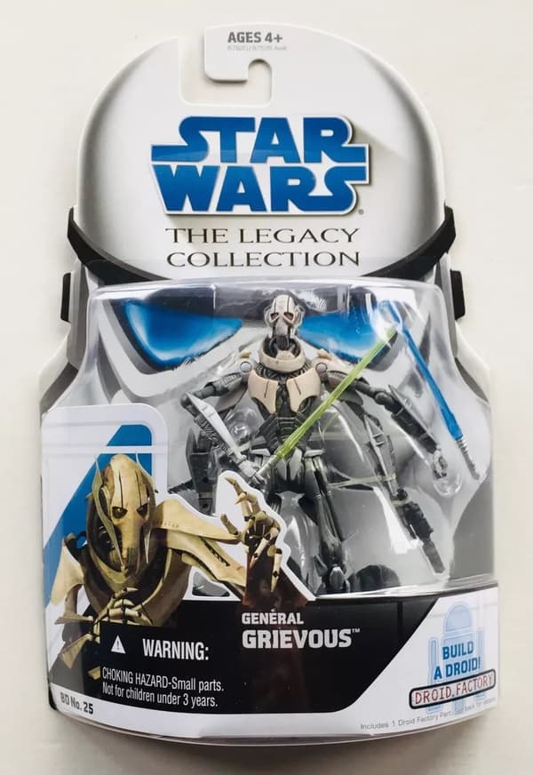 STAR WARS TLC LEGACY COLLECTION GENERAL GRIEVOUS BUILD A DROID MB-RA-7 ...