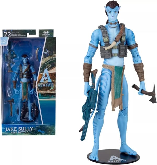 McFarlane Toys , Disney Avatar, World of Pandora 7-inch Jake Sully Reef ...