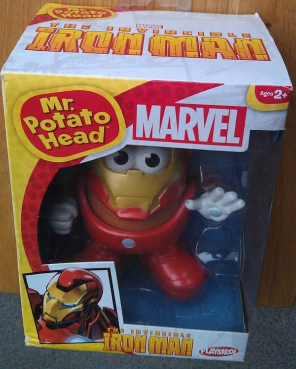 RARE Playskool Mr Potato Head In Box Invincible Iron Man Marvel | CDON