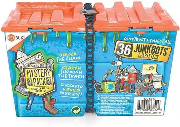 HEXBUG Junkbots 2 in 1 Dumpster Mystery Creatures Robots Kids Toy | CDON