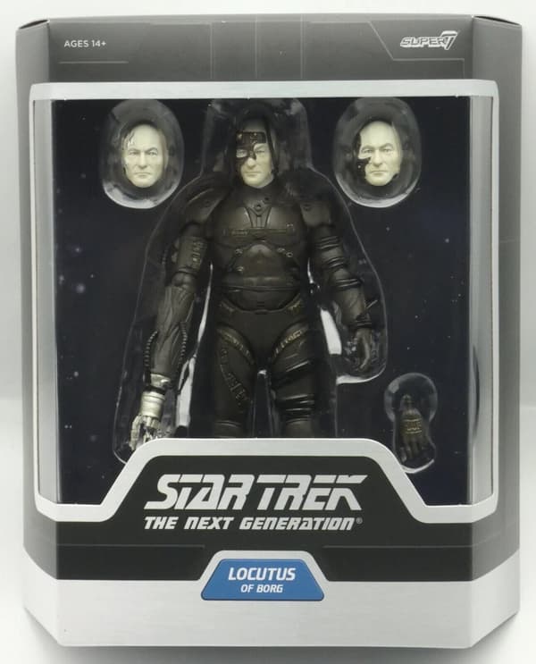 LOCUTUS OF BORG Super7 STAR TREK: TNG ULTIMATES! Wave 1 Jean-Luc Picard ...