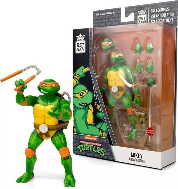 BST AXN TMNT Teenage Mutant Ninja Turtles Mikey Michelangelo Arcade ...