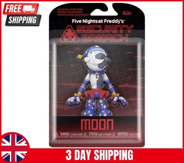 Five Nights At Freddys Moon Figure FNAF Security Breach Funko Action | CDON