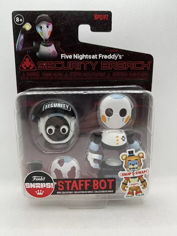 Five Nights At Freddys Snaps Staff Bot Figure Freddy FNAF Funko ...