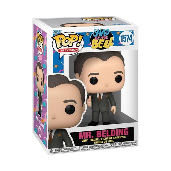 Funko Pop! TV: SBTB 30th Mr. Belding - A.C. Slater - Saved By the Bell ...