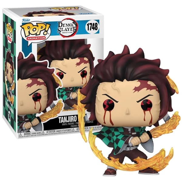 Funko Demon Slayer Tanjiro Kamado Sun Breathing POP! Animation 1748 | CDON