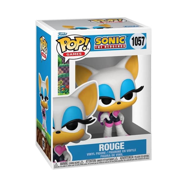 Funko POP! Games: Sonic - Rogue the Bat - Rouge - Sonic the Hedgehog ...