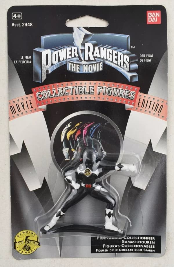 Power Rangers The Movie - BLACK RANGER - Vintage Collectable Figure 1995 | CDON
