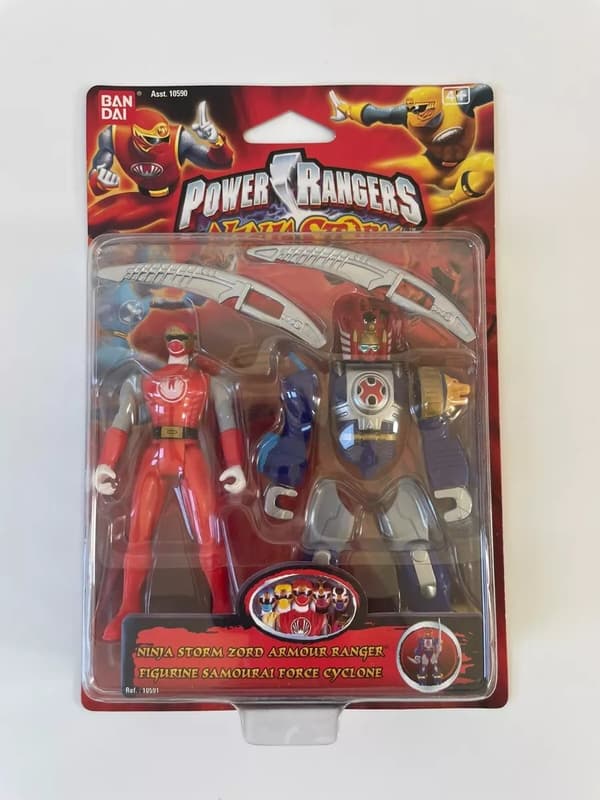 Power Rangers Ninja Storm Zord Armour Ranger with Removable Armour 4 ...