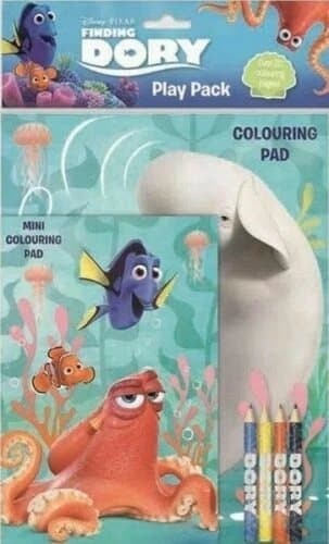 Finding Dory Play Pack - Over 30 Colouring Pages & 4 Pencils Kids Fun ...