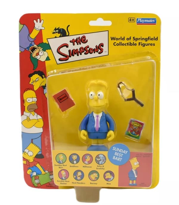 Playmates The Simpsons World of Springfield - Sunday Best Bart Action ...