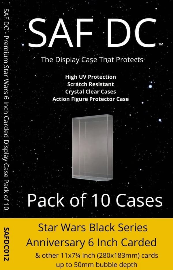 Pack of 10 SAF DC PREMIUM FOLDABLE ACTION FIGURE DISPLAY CASE -STAR ...