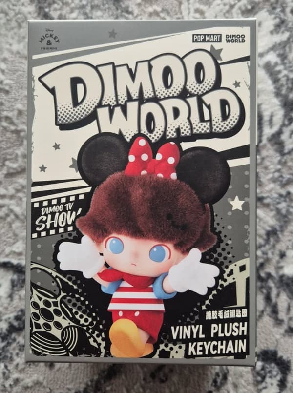 Popmart Dimoo World Disney Series Vinyl Plush Keychain Single Blind Box ...