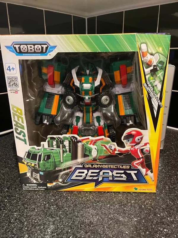 TOBOT V TROLL MAMMOTH / BEAST TRANSFORMER ROBOT CAR COMBINED BIG TRAIL ...