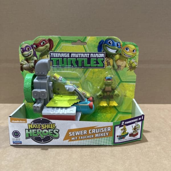 Teenage Mutant Ninja Turtles Half Shell Heroes Sewer Cruiser Driver ...