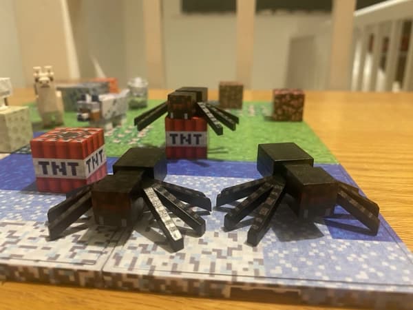 Minecraft Style MOBS Sheep Spider Chicken Lama Wolf Fox Magnetic ...