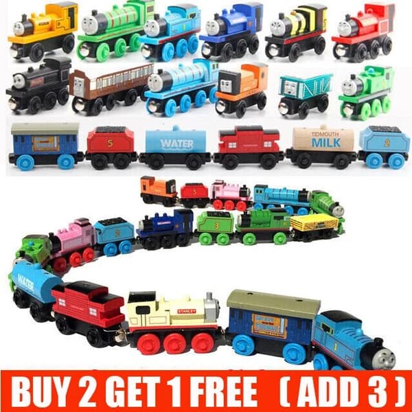 Thomas-The Tank Engines Carriages Magnetic Wooden Train Take n play ...
