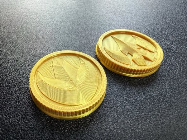 Power Rangers 3D Printed Legacy Morpher Coins Green Ranger & Lord ...