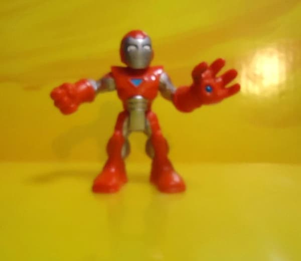 Imaginext Marvel Playskool Heroes Iron Man Silver Centurion 2.5" Figure ...