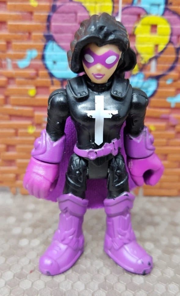 Imaginext DC Super Friends Huntress Figure Fisher Price Rare cloaked ...