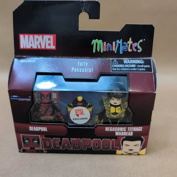 Marvel MiniMates Deadpool Negasonic Teenage Warehead Collectible ...