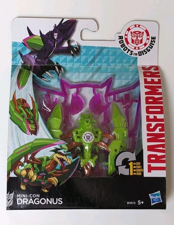 MINI-CON DRAGONUS - Transformers Robots In Disguise - Mint On Card MOC ...
