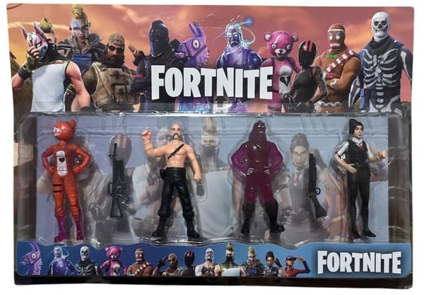 Fortnite 4 Action Figures - Toy Collection Set Gift For Kids Action ...