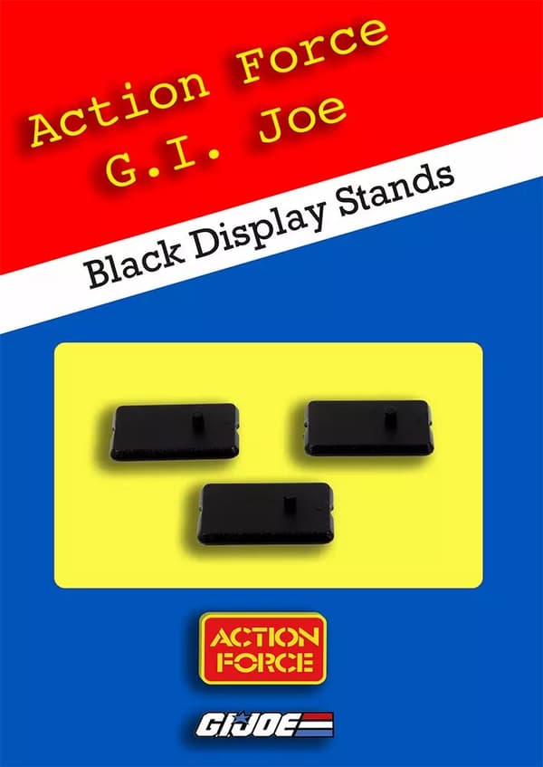 GI Joe Figure Display Stands for GI Joe Action Force Vintage Hasbro ...