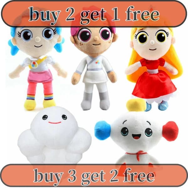Kids Gift True and The Rainbow Kingdom Plush Toy Bartleby Cat Zee ...