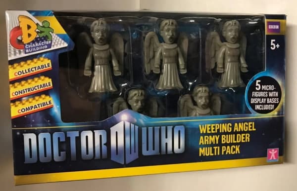 Character Building Doctor Who Weeping Angel Army Builder Set of 5 Boxed ...
