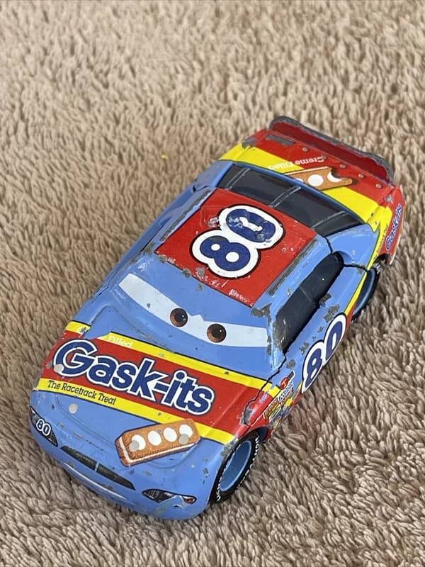 Disney Pixar Cars REX REVLER GASK-ITS #80 SPEEDWAY RACER Diecast 1:55 ...