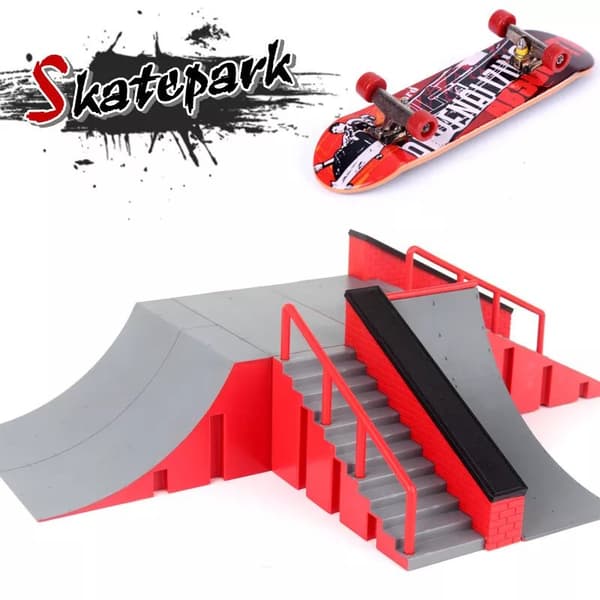 Mini Fingerboard Finger Board Skate Park Ramp Kit Tech Deck Ultimate Park Gifts | CDON