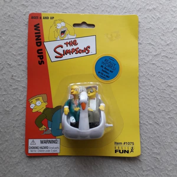 Basic Fun 2" The Simpsons Wind Up Mr Burns & Smithers Go For a Ride | CDON